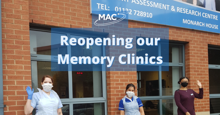 MAC Clinical Research to restart free memory assessments for over 50s ...